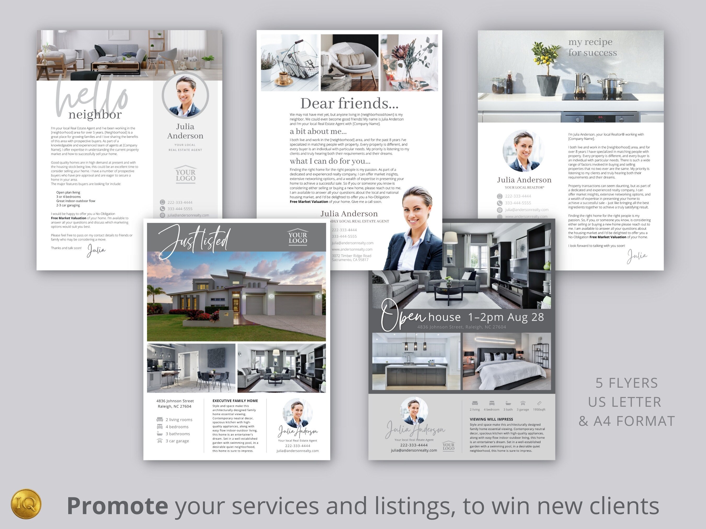Real Estate Branding Kit Templates, Branding Package, Real Estate ...