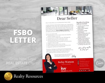 FSBO Letter, Expired Listing Flyer Template, Real Estate Flyer, Realtor Intro Letter ...