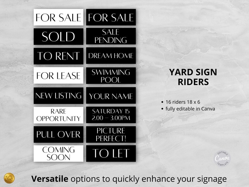 Real Estate Signs Bundle, Real Estate Yard Sign, for Sale Yard Sign ...
