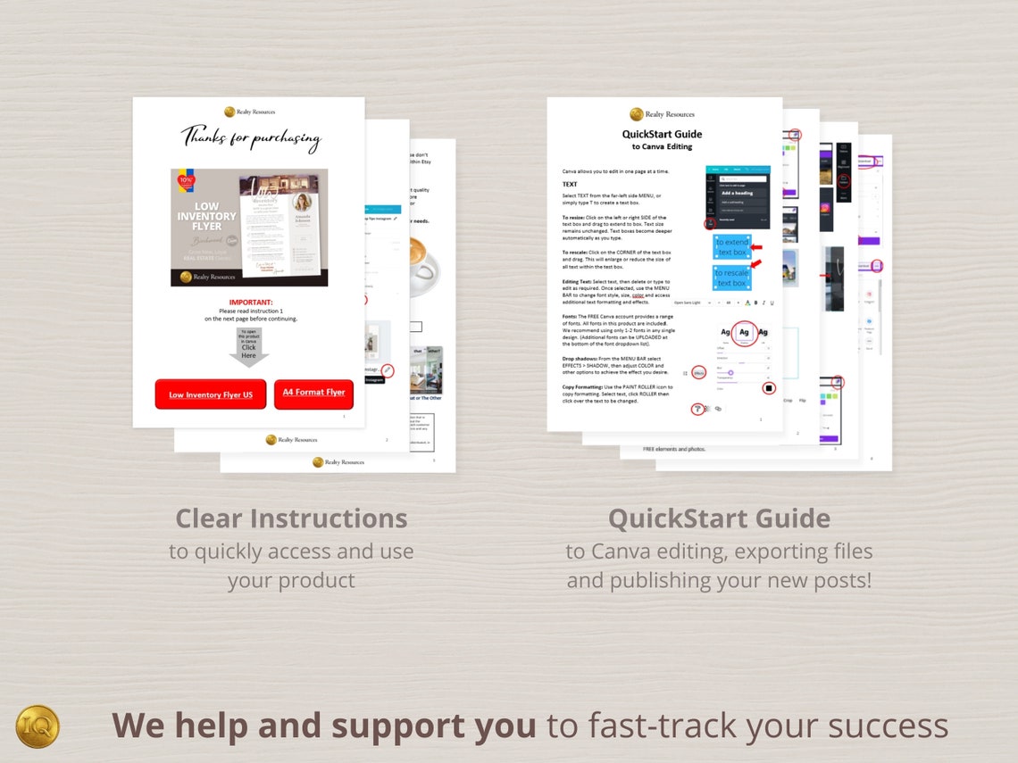 Real Estate Flyer Template Low Inventory Real Estate - Etsy