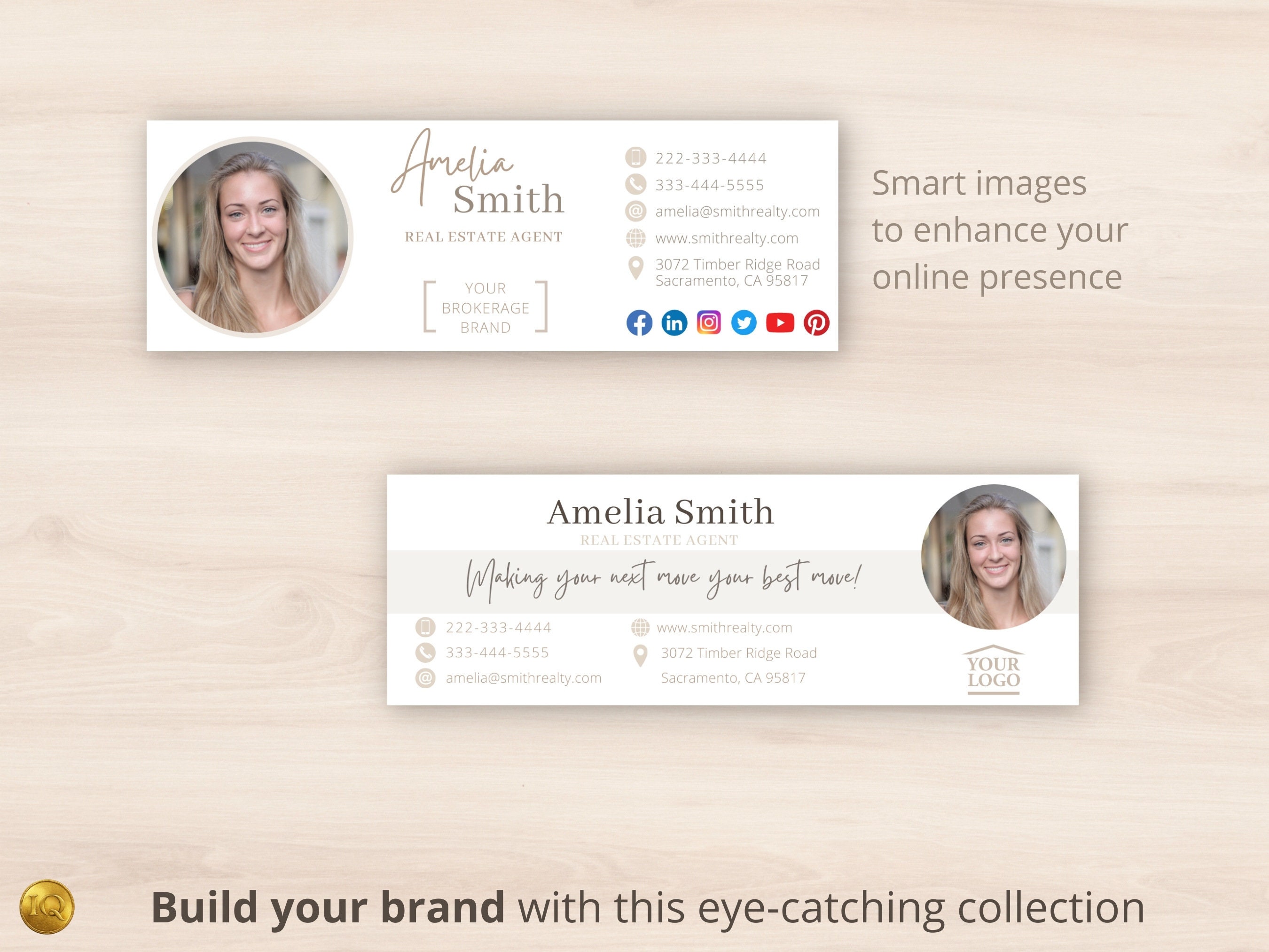 Real Estate Email Signature Template Bundle, Real Estate Marketing ...