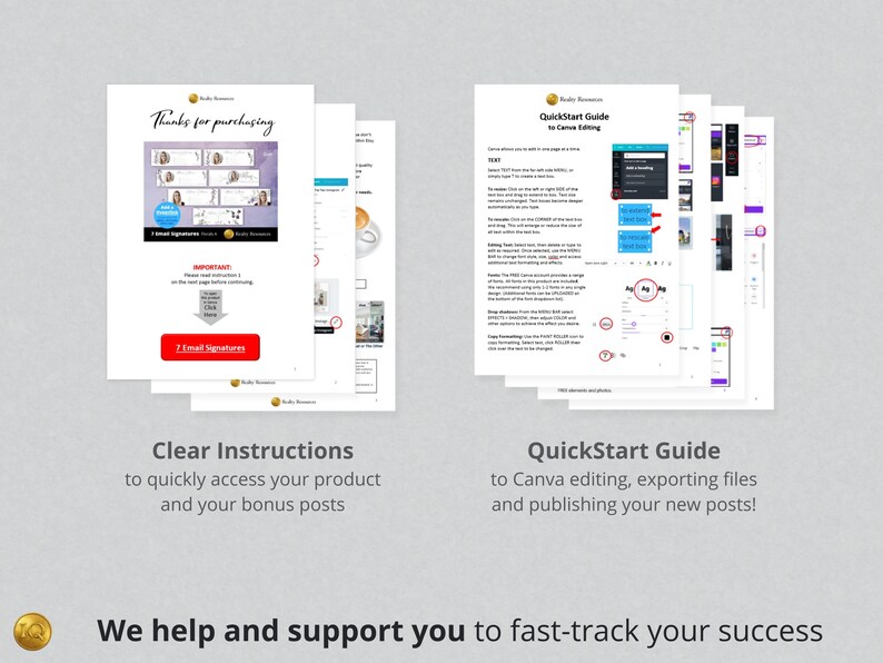 Email Signature Template Bundle, 7 Floral Signature Templates, Modern ...