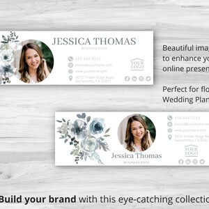 Email Signature Template Bundle, Floral, Email Marketing, Florists ...