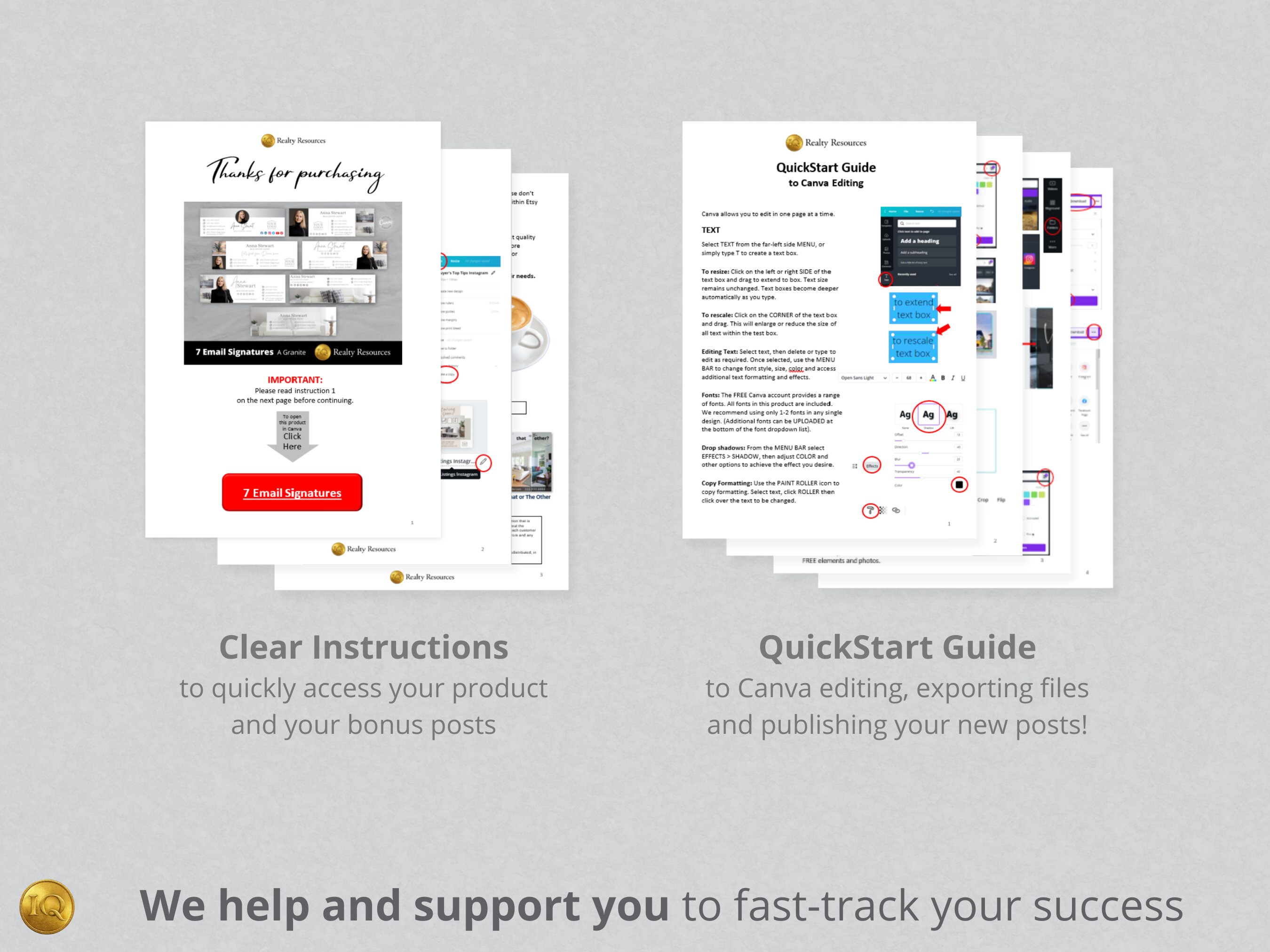 Email Signature Template Bundle, 7 Signature Templates, Real Estate ...