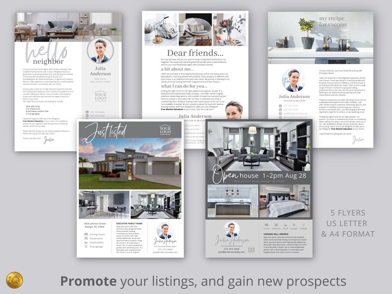 Real Estate Branding Kit Business Templates, Branding Package, Real ...
