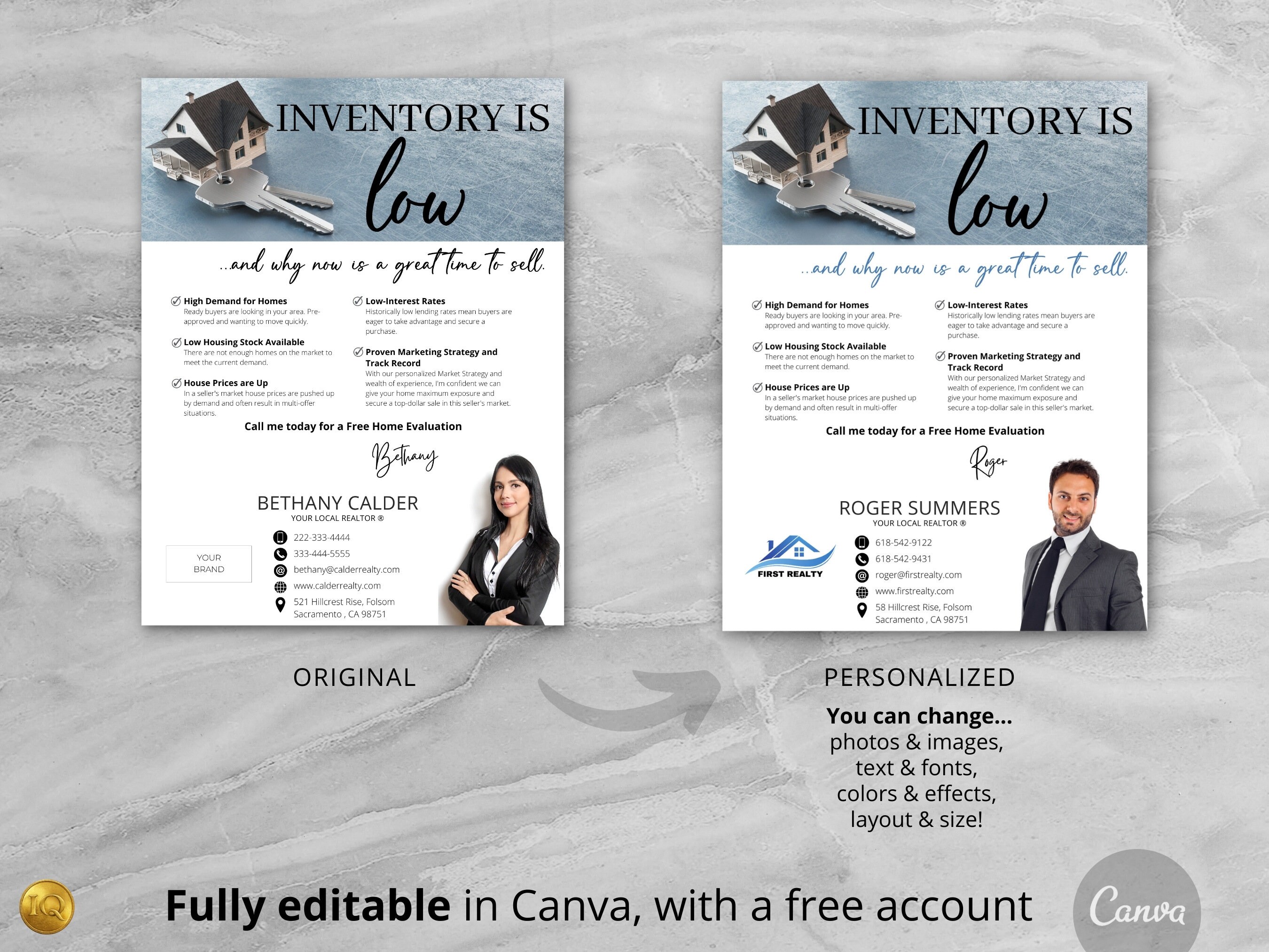 Real Estate Flyer Template, Low Inventory, Real Estate Marketing ...