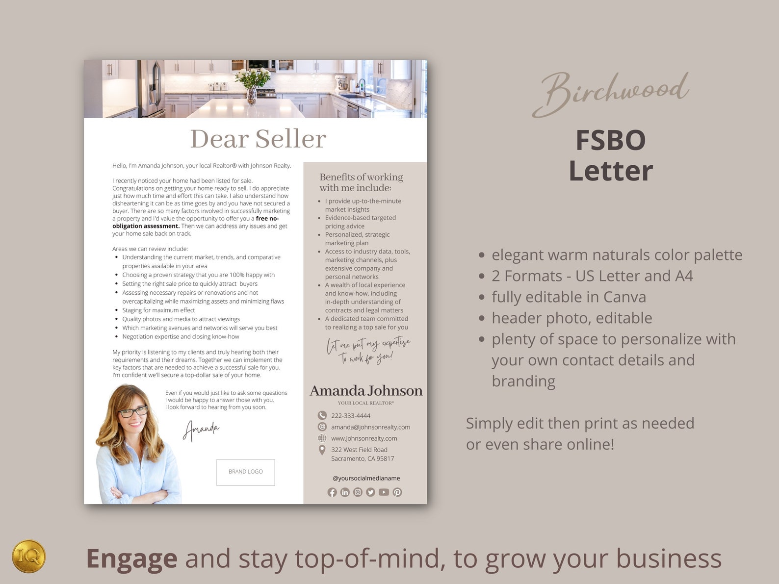 Fsbo Letter Expired Listing Flyer Template Real Estate Flyer Realtor