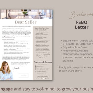 FSBO Letter, Expired Listing Flyer Template, Real Estate Flyer, Realtor ...