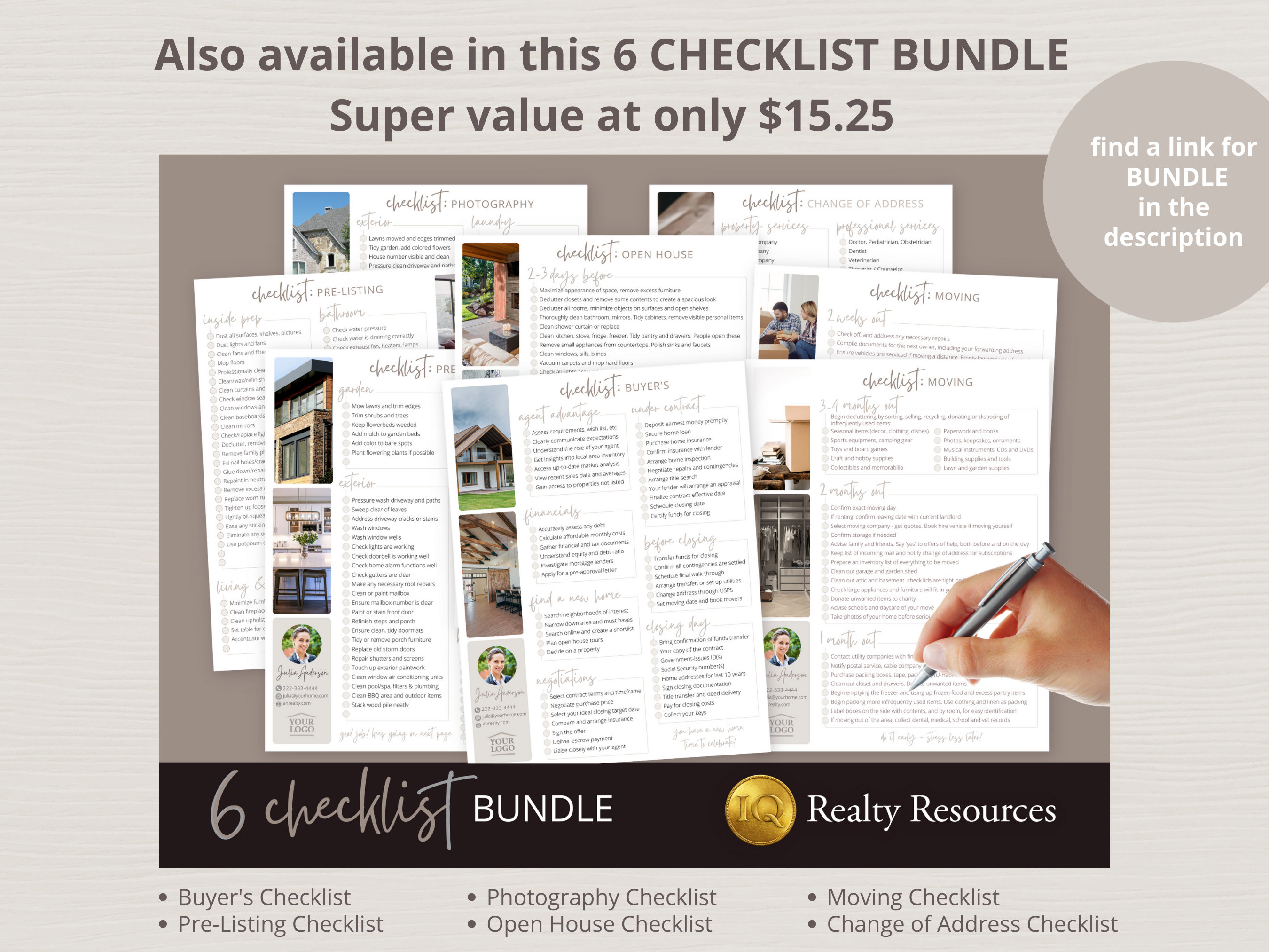 Real Estate Change of Address Checklist for Home Sellers and Buyers ...