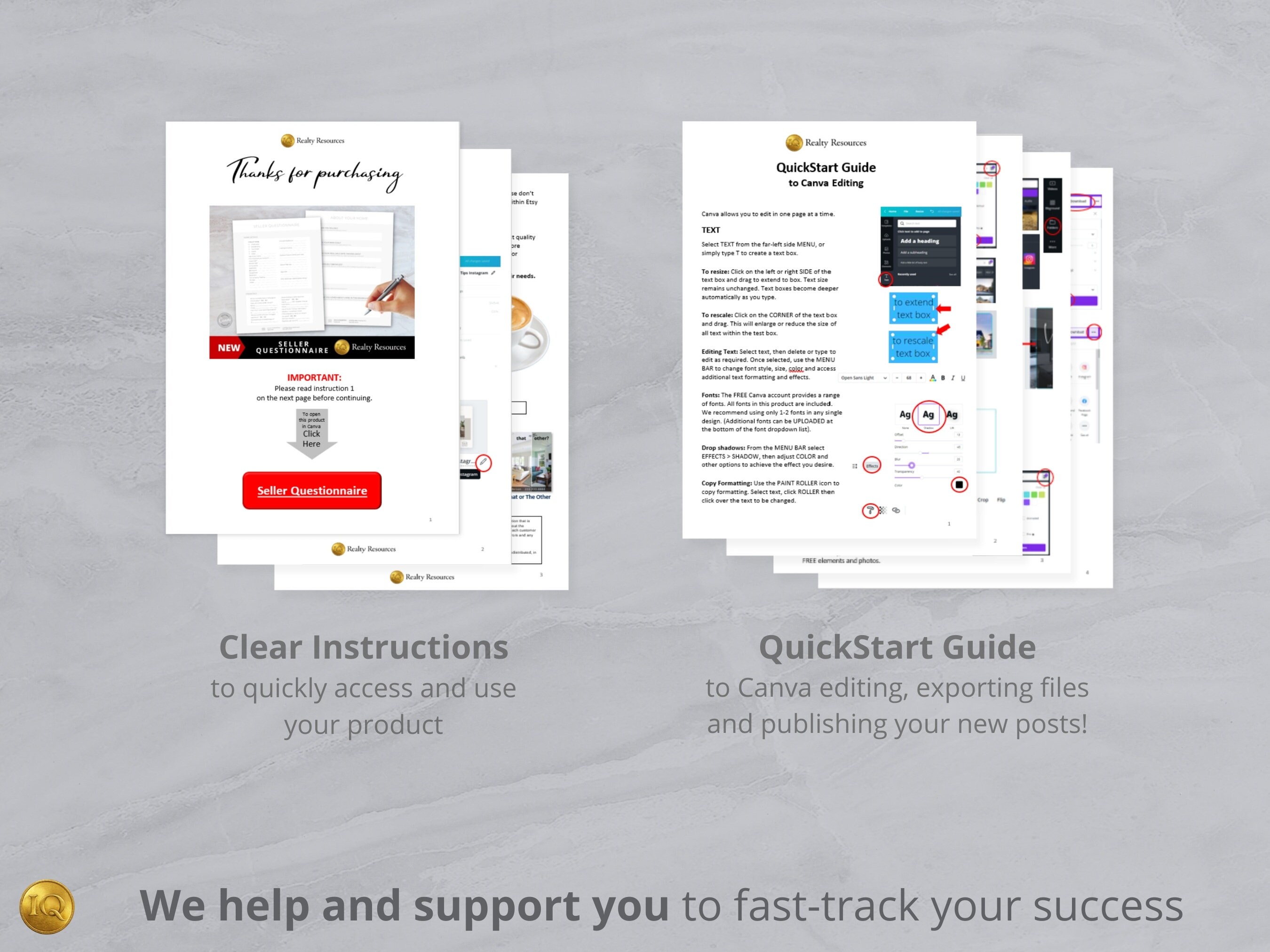 Real Estate Seller Questionnaire Flyer Template, 2 Page Seller Survey ...