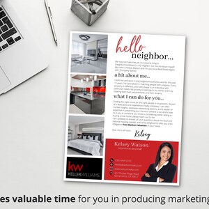 Real Estate Flyer Template, Realtor Introduction, Hello Neighbor, Flyer ...