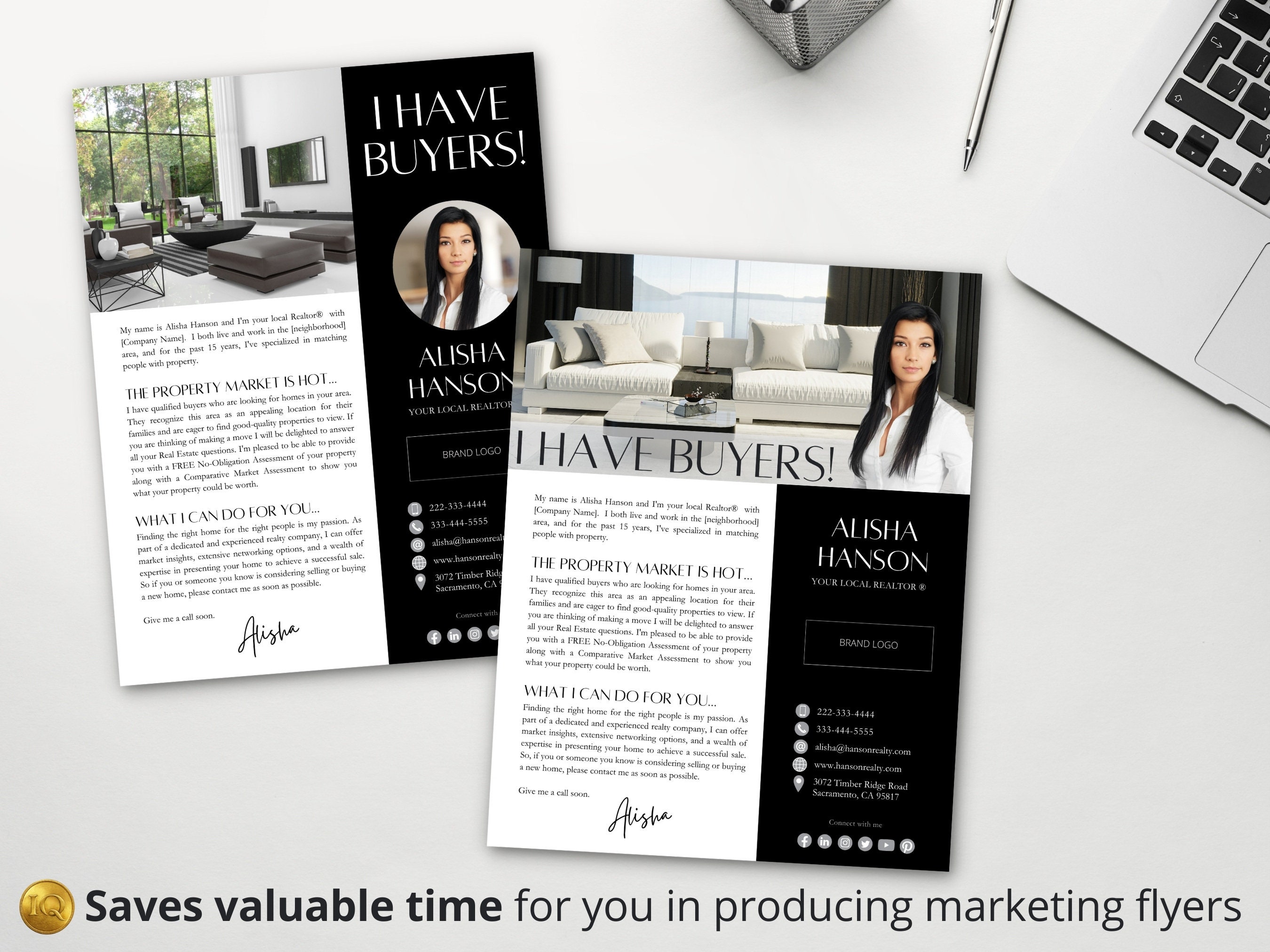 Real Estate Flyer Template I Have Buyers Agent Introduction - Etsy