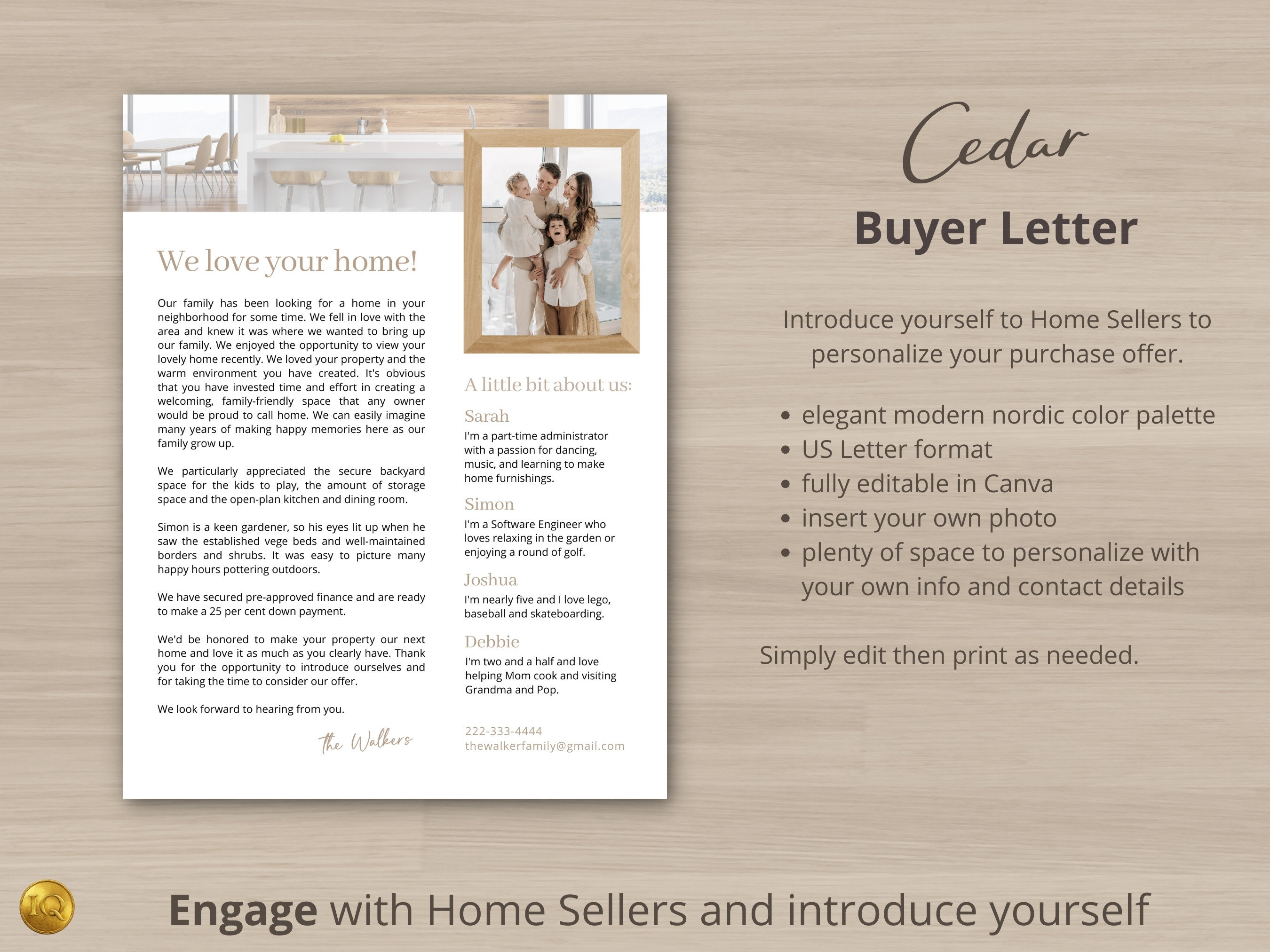 Buyer Letter Template, Home Buyer Offer Letter, Dear Seller Template ...