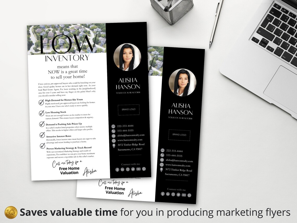Real Estate Flyer Template, Low Inventory, Real Estate Marketing ...