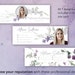 Email Signature Template Bundle, 7 Floral Signature Templates, Modern ...