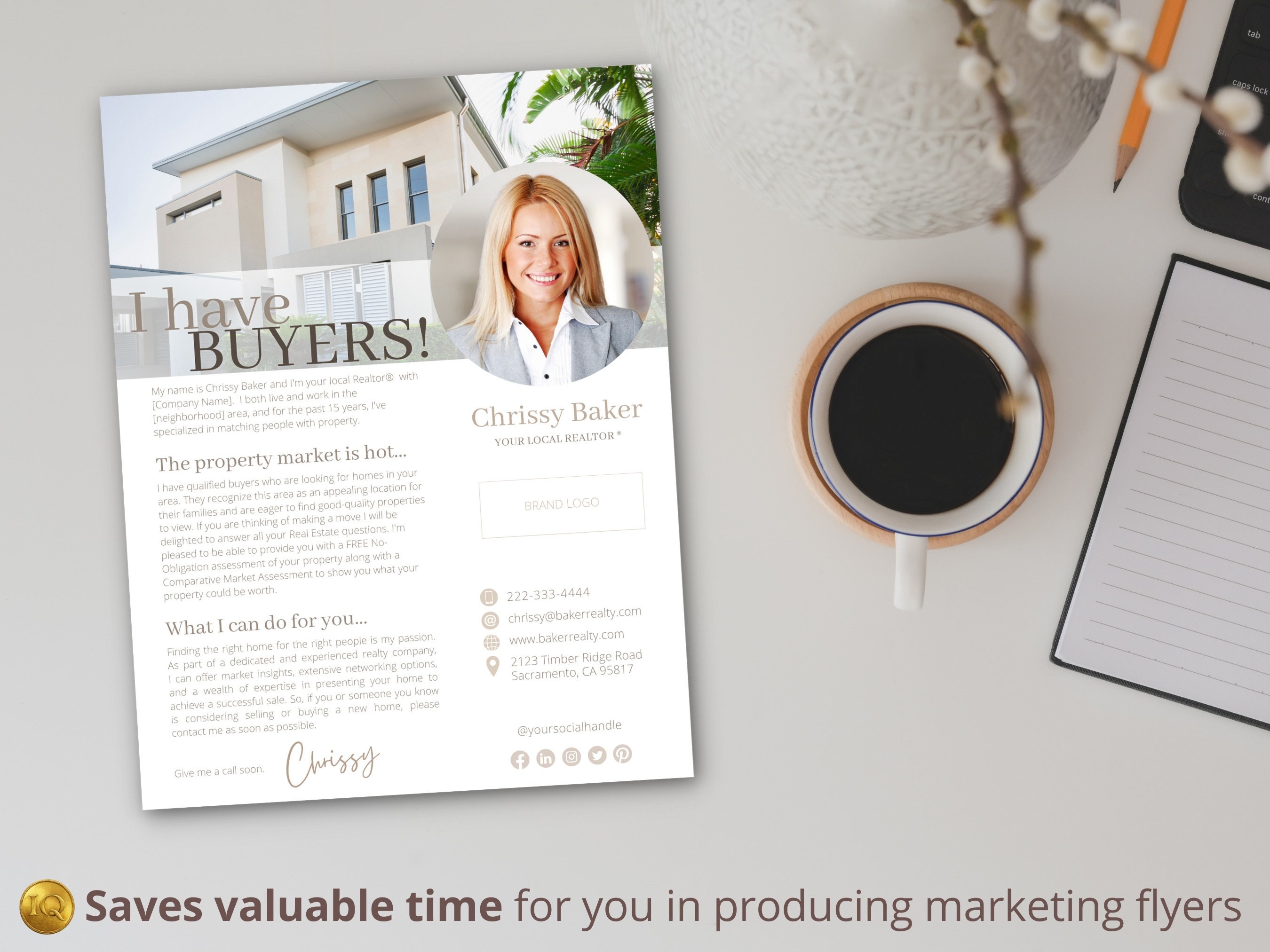 I Have Buyers Letter, Flyer Template, Real Estate Flyer, Realtor ...
