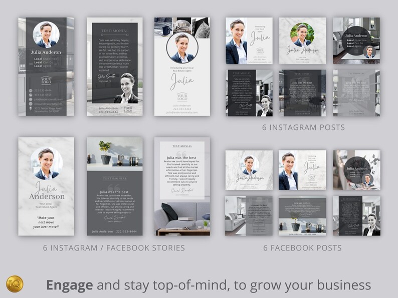 Real Estate Branding Kit Templates, Branding Package, Real Estate ...