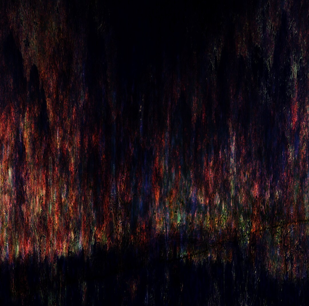 Art Print Painting dark Rain Gallery Wrap Available - Etsy