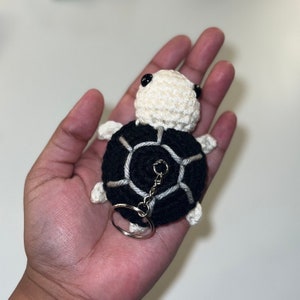 Handmade Crochet Baby Turtle Keychain | Acrylic Crochet | Cotton ...