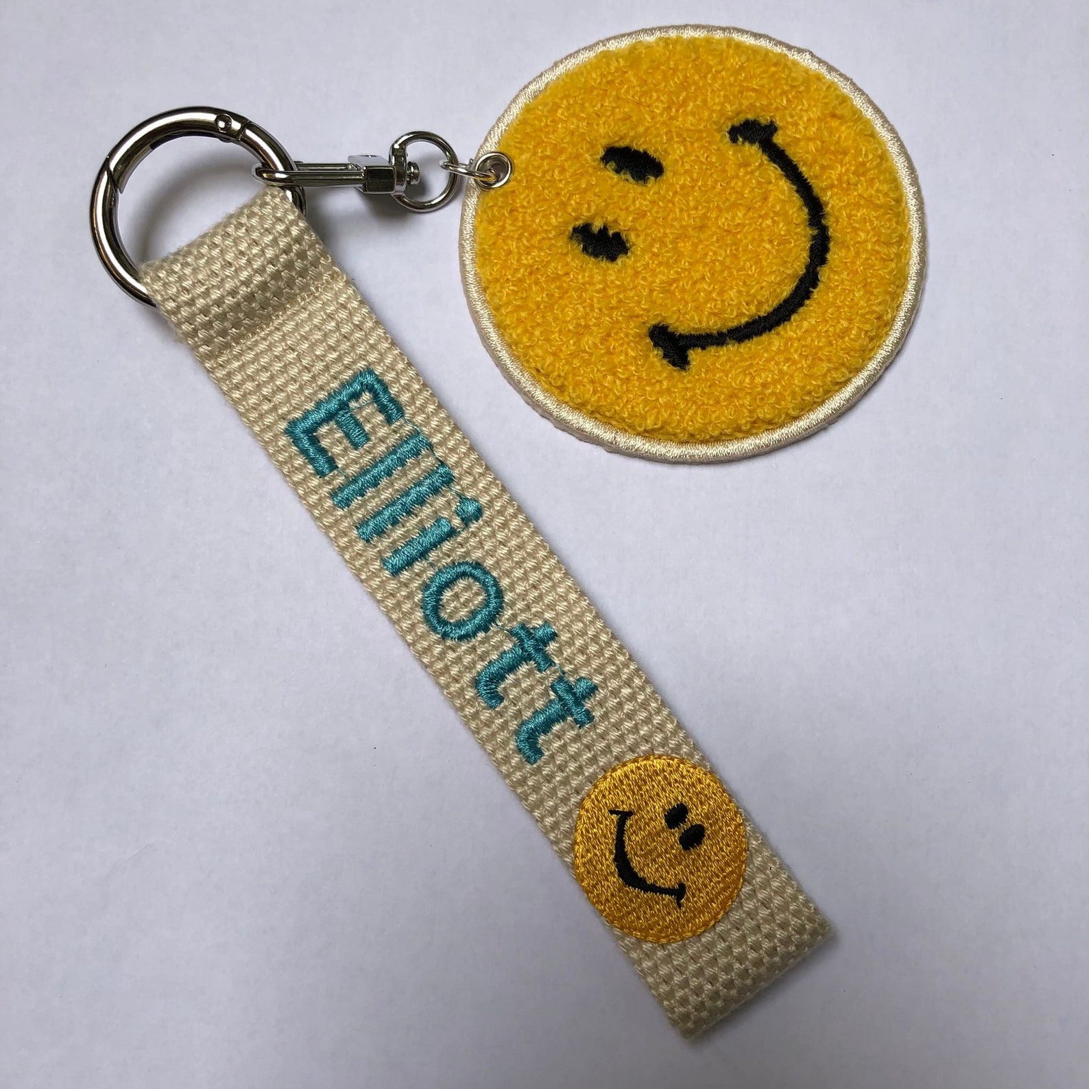 Smiley Face Name Tag - Etsy