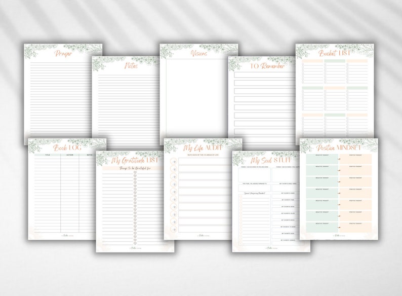 Bible Journaling Printable Bible Planner Prayer Sermons Scriptures