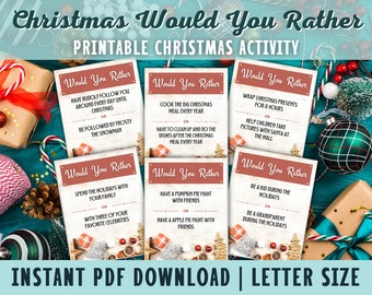 I Have Who Has Christmas Card Game Christmas Kids Games - Etsy