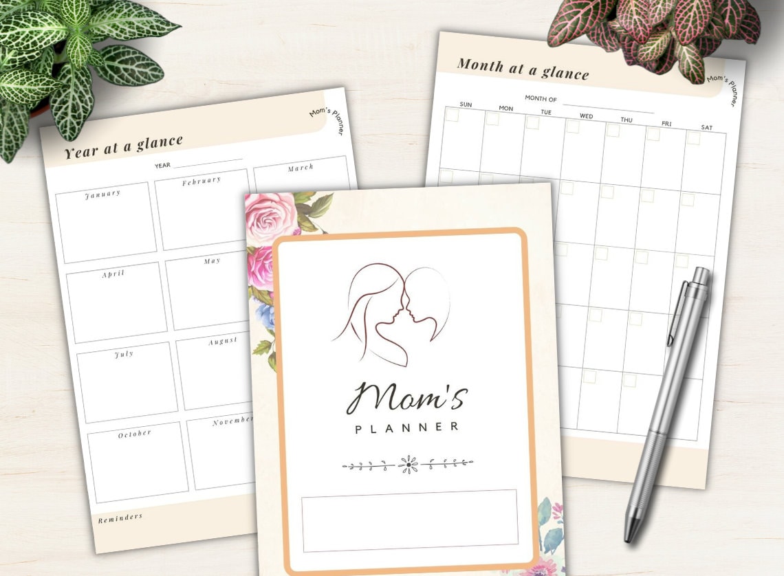 Ultimate Mom Planner Printable Home Digital Download Baby Planner ...