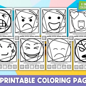 Emoji Coloring Pages | Fun Back to School or Anytime Activity ...