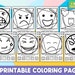 Emoji Coloring Pages | Fun Back to School or Anytime Activity ...