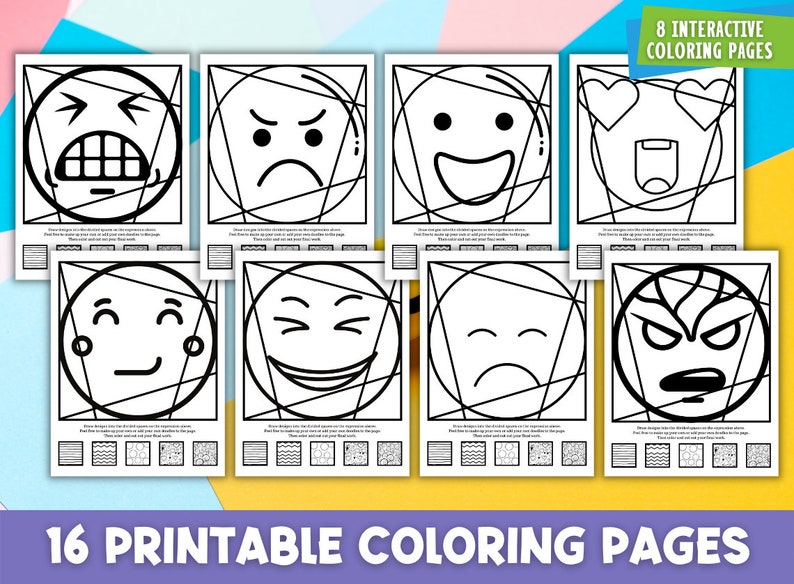 Emoji Coloring Pages | Fun Back to School or Anytime Activity ...