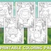 Animal Coloring Pages 25 Printable Animal Coloring Pages for Girls ...