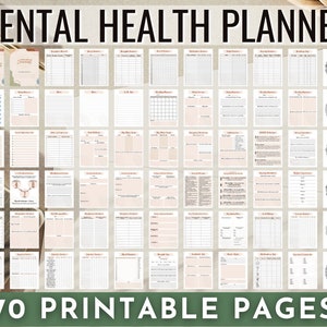 DBT Journal, Mental Health Planner, Depression Therapy Journal ...