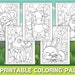 Animal Coloring Pages 25 Printable Animal Coloring Pages for Girls ...