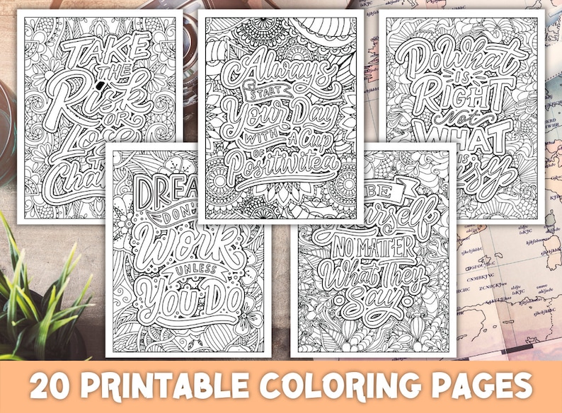 Growth Mindset Coloring Pages, 20 PRINTABLE Mindset Resources, Teacher ...