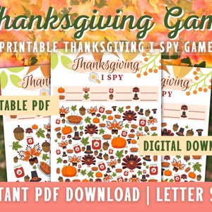 Thanksgiving Games Bundle, Mega Custom Printable Fall Games Pack, Bingo ...