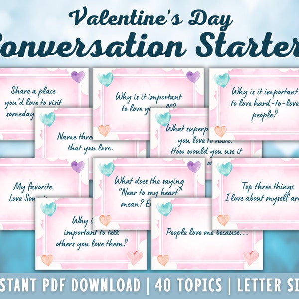 Family Dinner Conversation Cards - Etsy