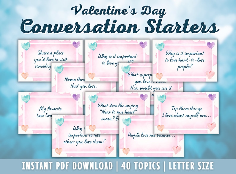 Valentine's Day Conversation Starters - Family Dinner Conversation ...