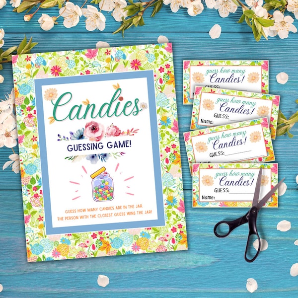 Candy Guess Game - Etsy