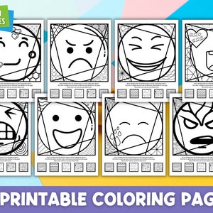 Emoji Coloring Pages | Fun Back to School or Anytime Activity ...