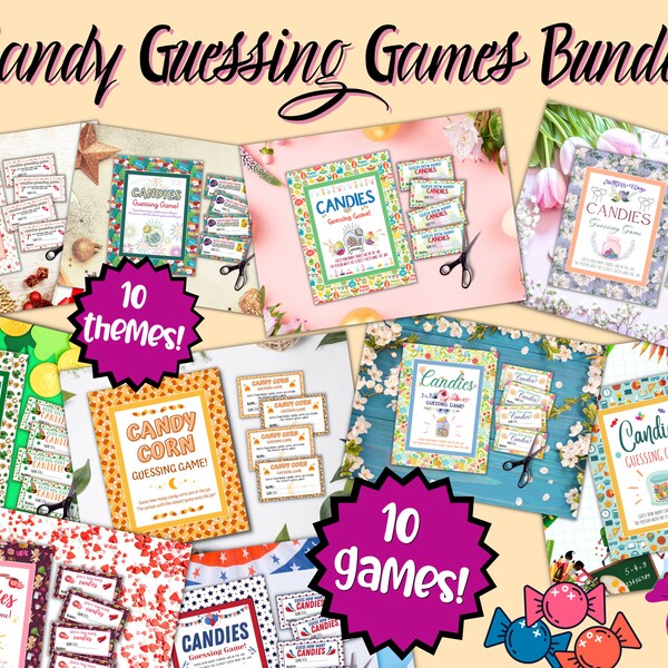 Christmas Guessing Games Jar - Etsy