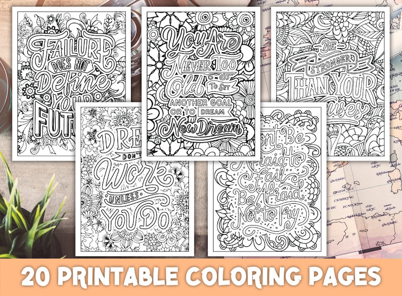 Growth Mindset Coloring Pages, 20 PRINTABLE Mindset Resources, Teacher ...