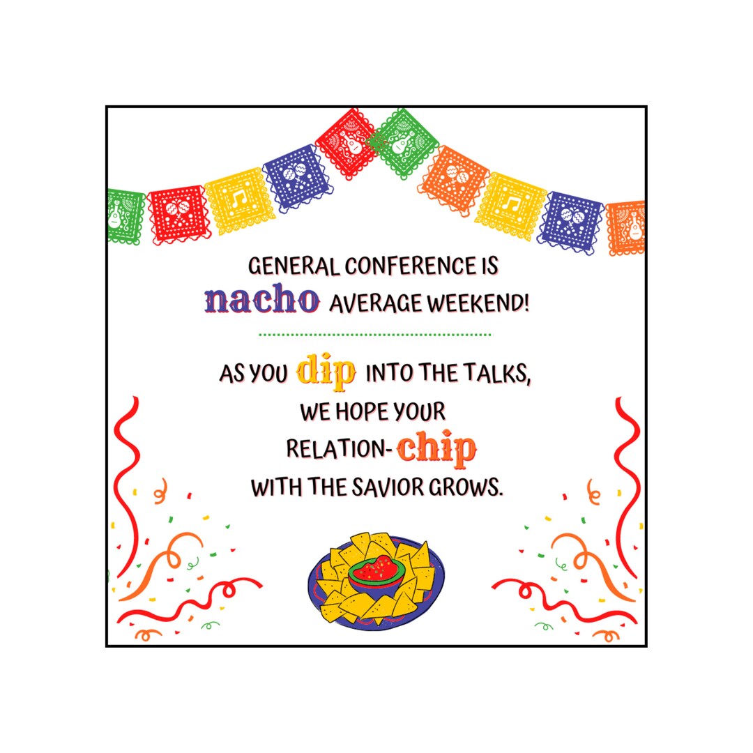 General Conference HANDOUT TAGS - Gift Tags - PRINTABLE - Instant ...