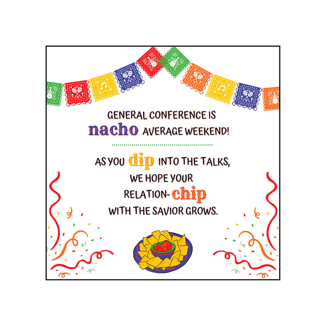 General Conference HANDOUT TAGS - Gift Tags - PRINTABLE - Instant ...