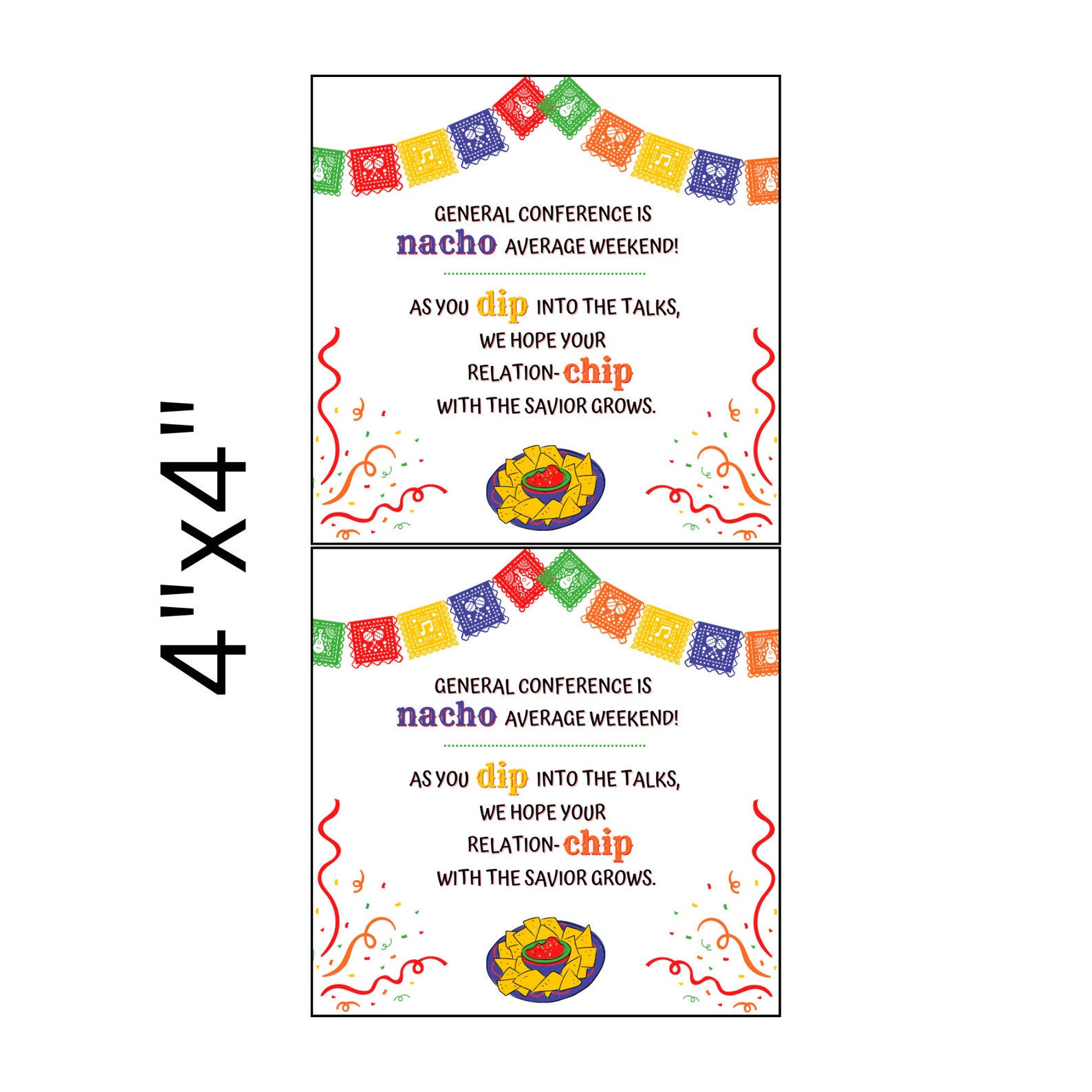 General Conference HANDOUT TAGS - Gift Tags - PRINTABLE - Instant ...