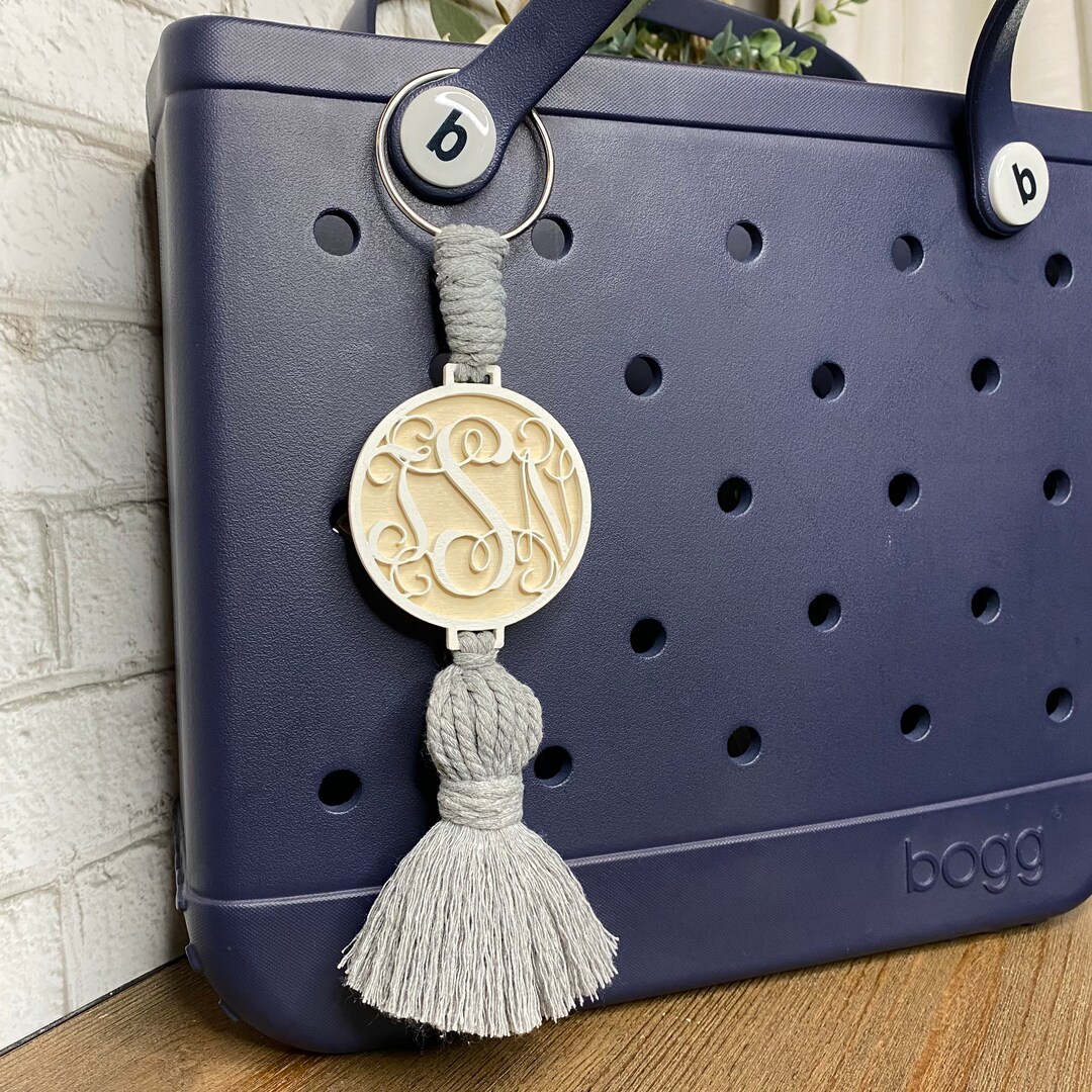 Bogg Bag Charm | Monogram Disc - Etsy