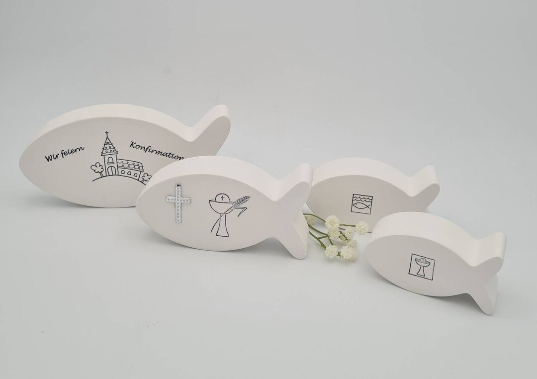 Fish Decoration Communion Confirmation Table Decoration - Etsy