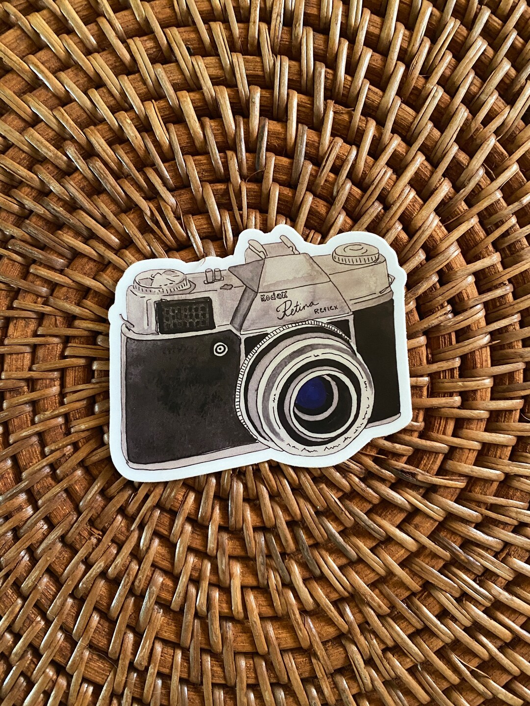 Camera Kodak Sticker & Magnet | Watercolor Design | Retro Aesthetic - Etsy