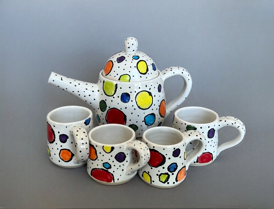 Kid's Tea Set - 5 Piece Set - Kids Collection - Etsy