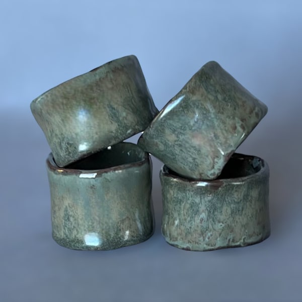 Pottery Napkin Rings - Etsy
