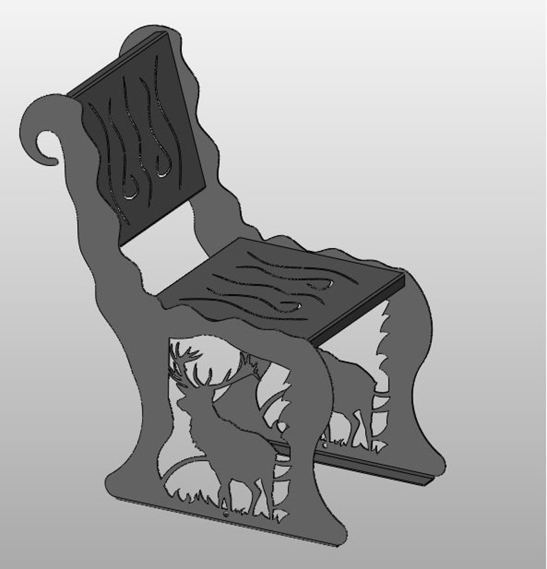 Table and Chair Dxf - Etsy